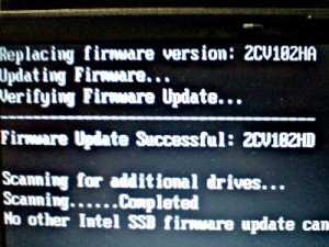 Intel SSD X-25M Firmware 2CV102HD Update : Serendip – Webデザイン・プログラミング